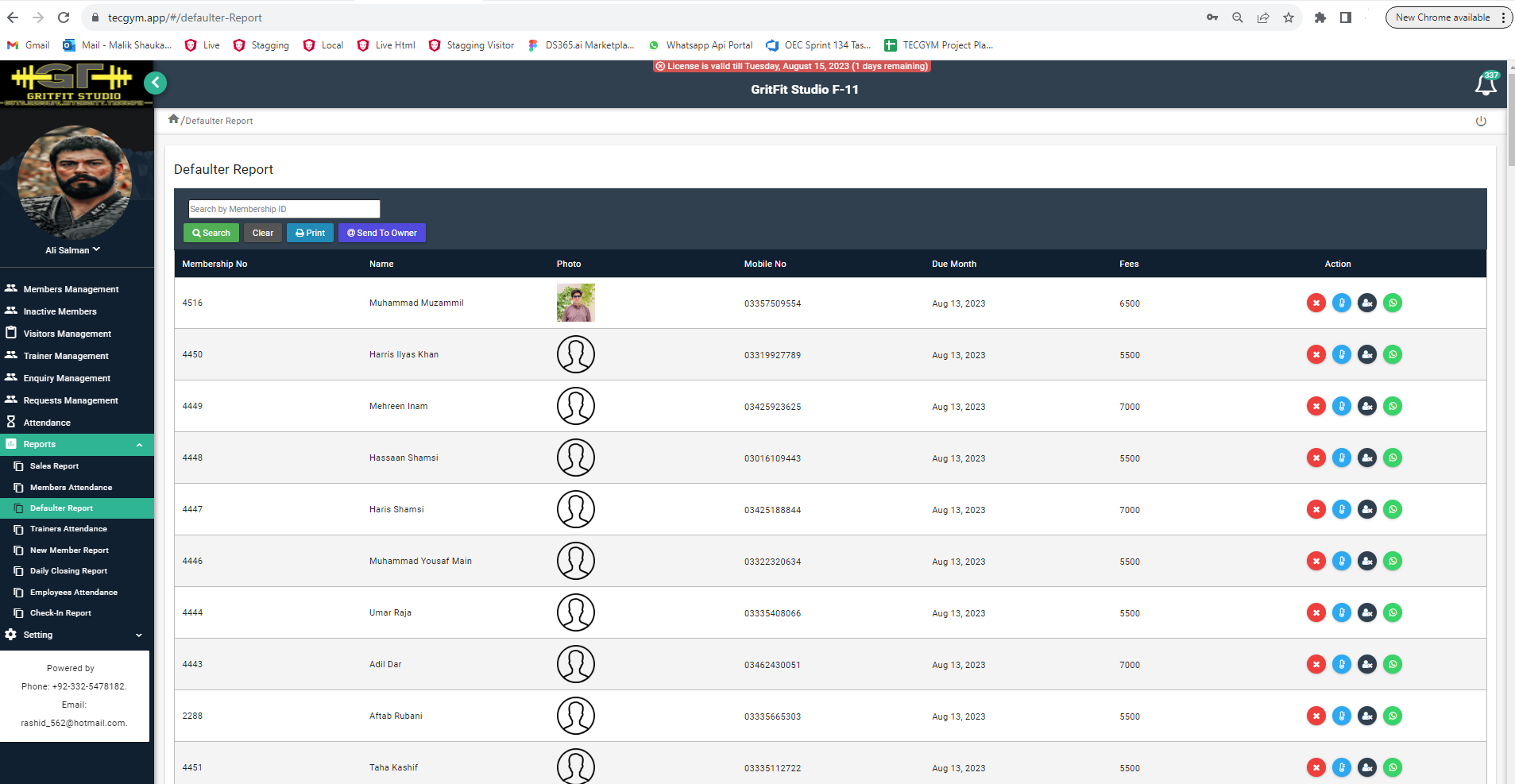 TecFolk Gym System/FAQs